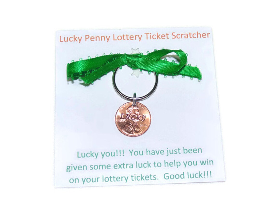 Lottery Ticket Scratcher Keychain; Lucky Lottery Ticket Scratcher ...