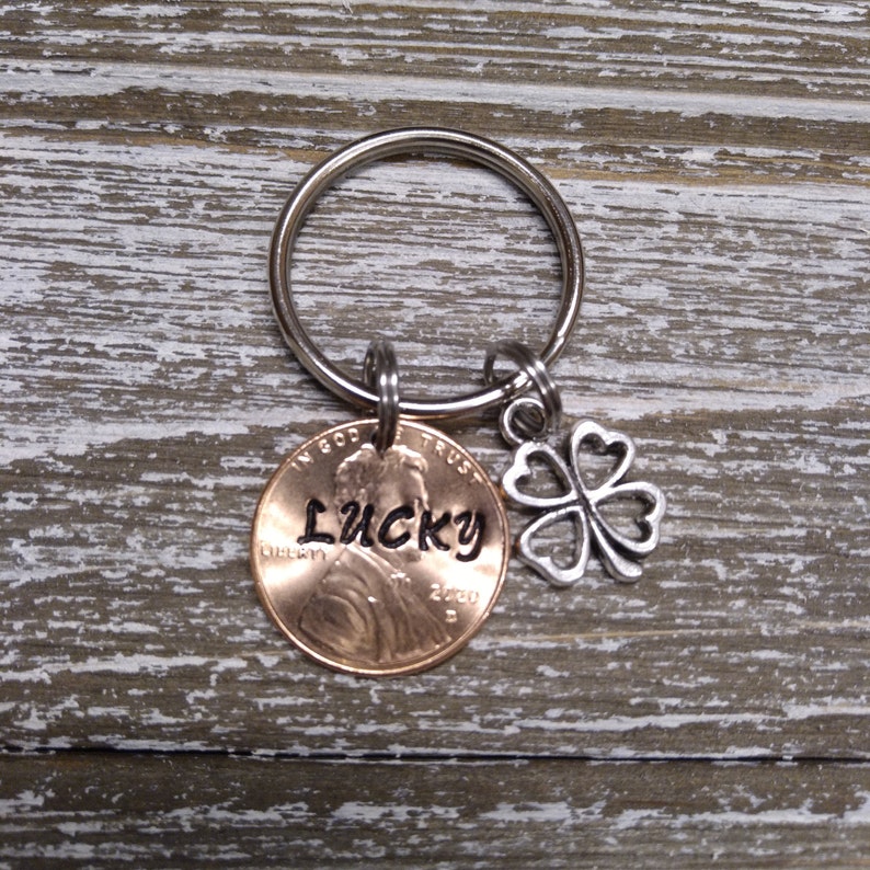 Lottery Ticket Scratcher Keychain Lucky Penny Keychain Lucky - Etsy