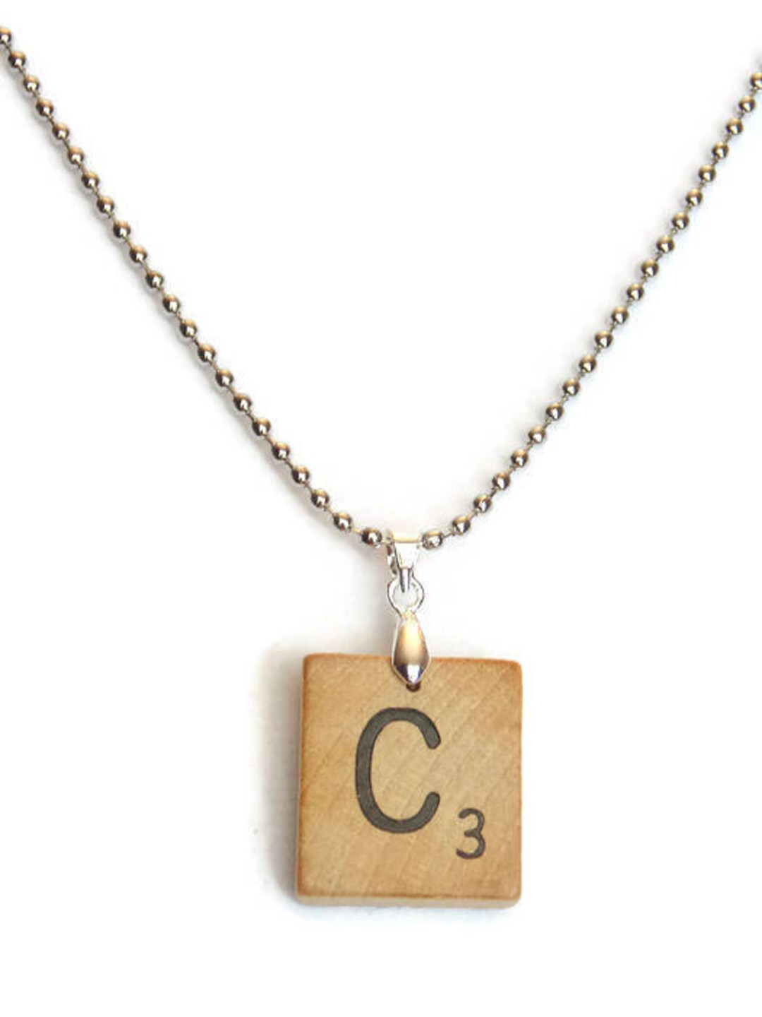 Scrabble Tile Necklace; Letter Tile Necklace; Scrabble Lover Gift ...