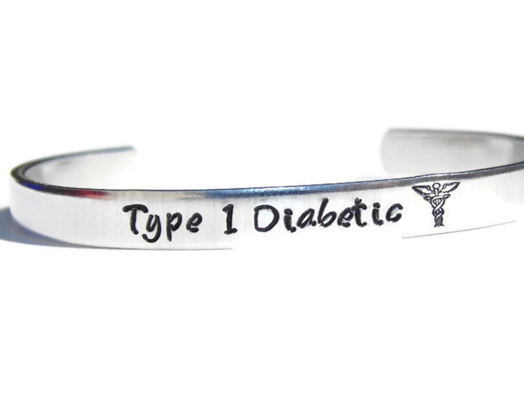 Personalized Medical Alert Bracelet; Diabetic Cuff Bracelet; Medical ...