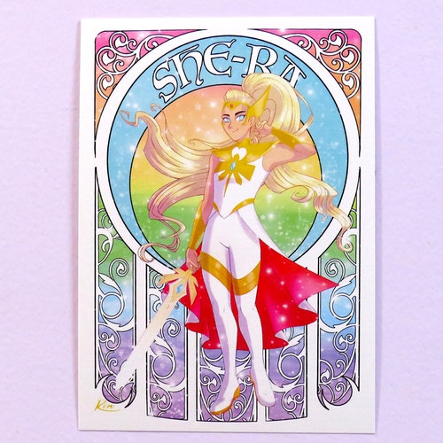 PERFUMA She-ra Premium Shimmer Art Print - Etsy