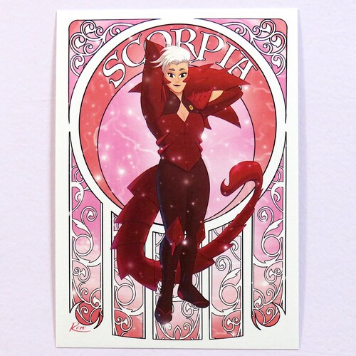 SCORPIA She-ra Premium Shimmer Art Print - Etsy