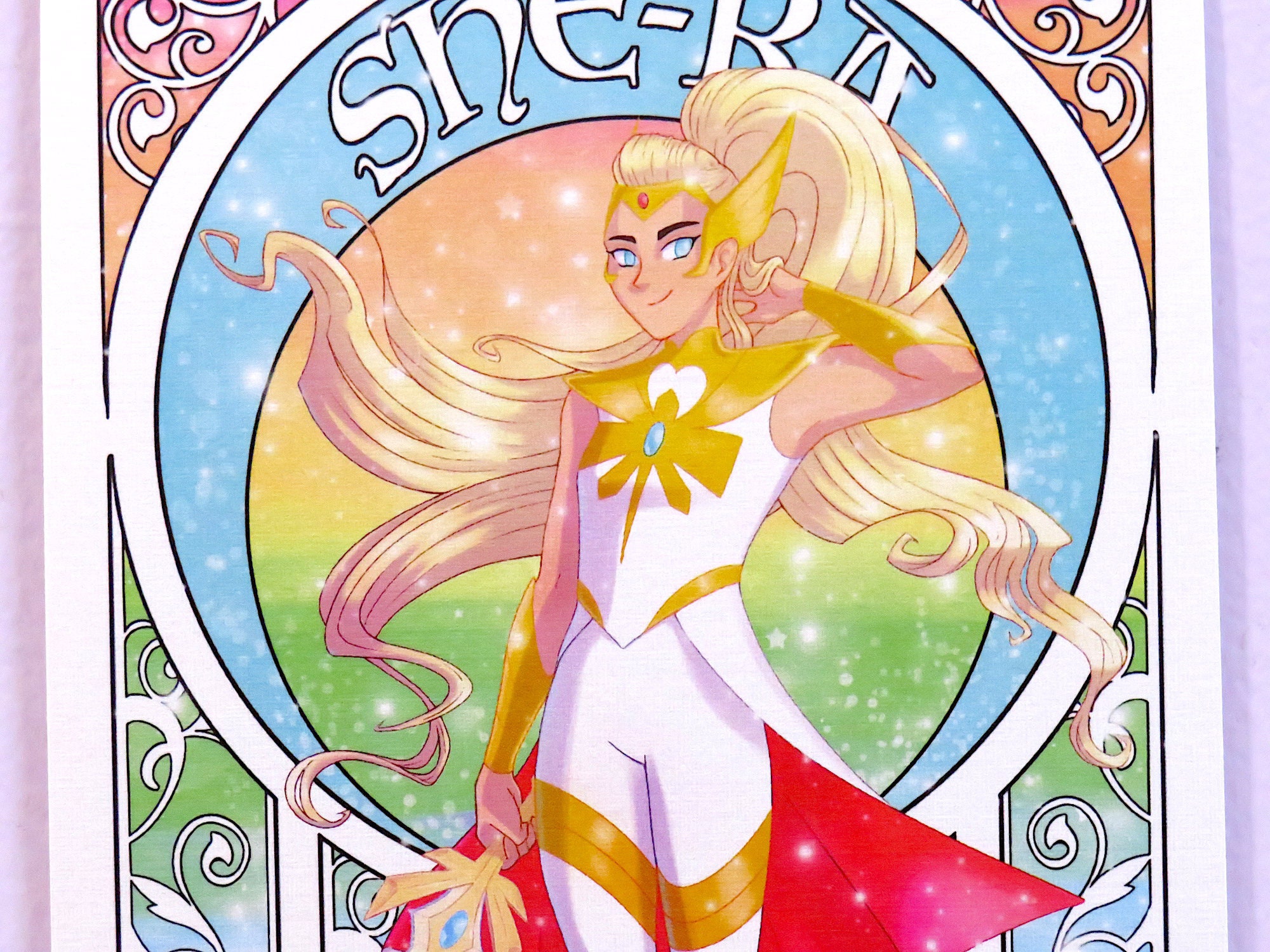 S5 SHE-RA She-ra Premium Shimmer Art Print - Etsy