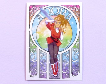 SHE-RA She-ra Premium Shimmer Art Print | Etsy