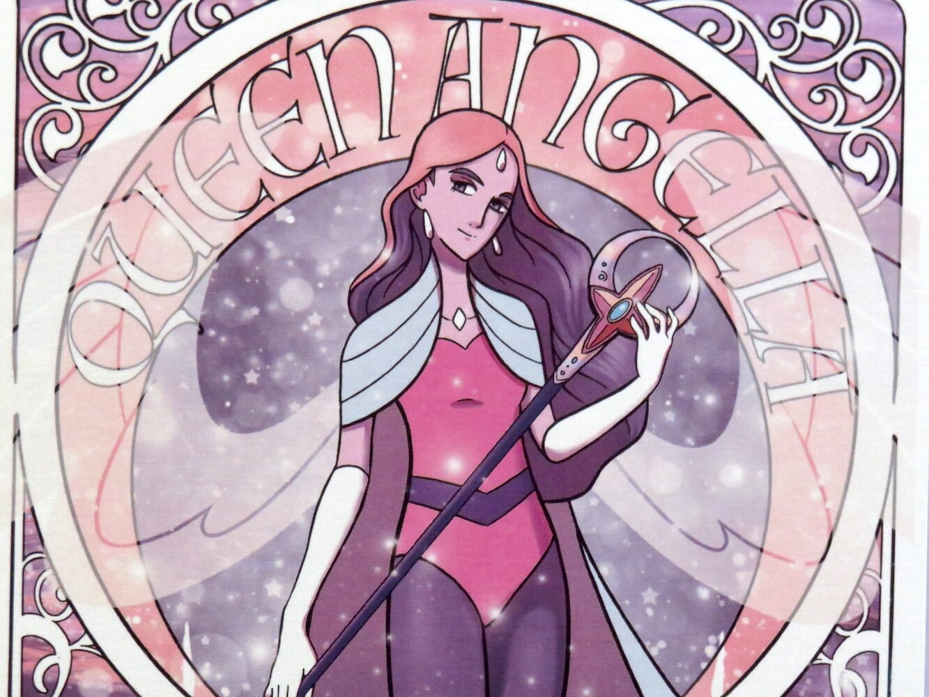 QUEEN ANGELLA She-ra Premium Shimmer Art Print - Etsy