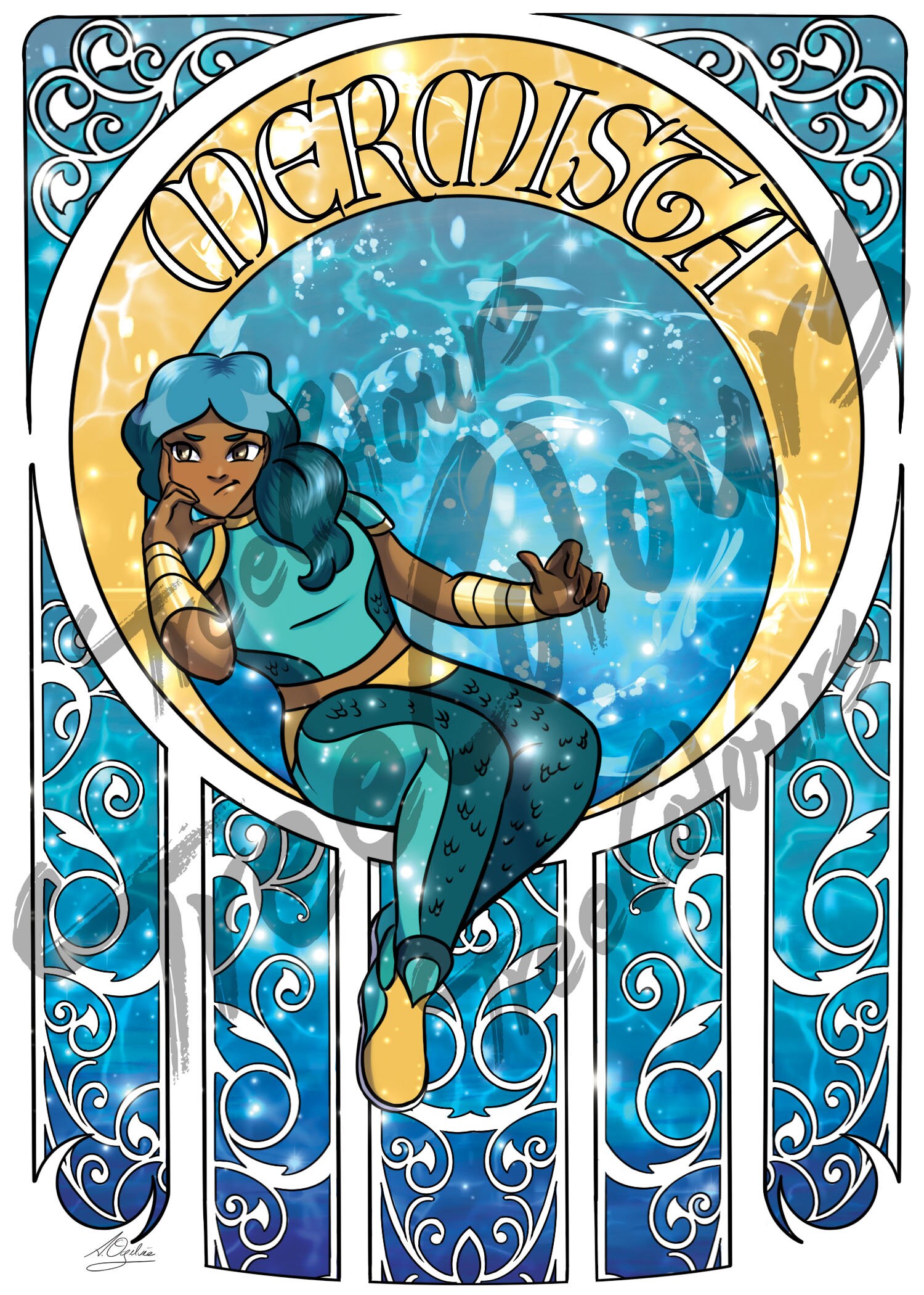 MERMISTA She-ra Premium Shimmer Art Print - Etsy