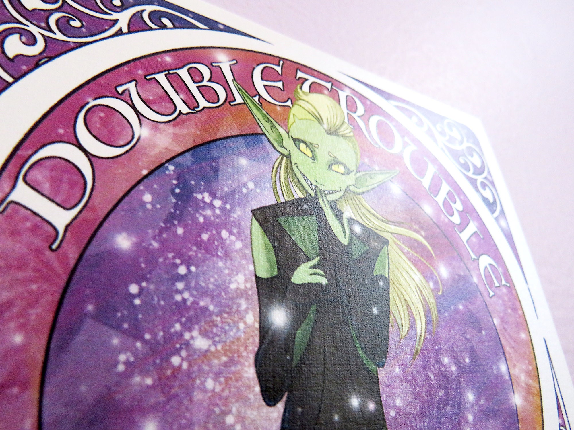 DOUBLE TROUBLE She-ra Premium Shimmer Art Print | Etsy