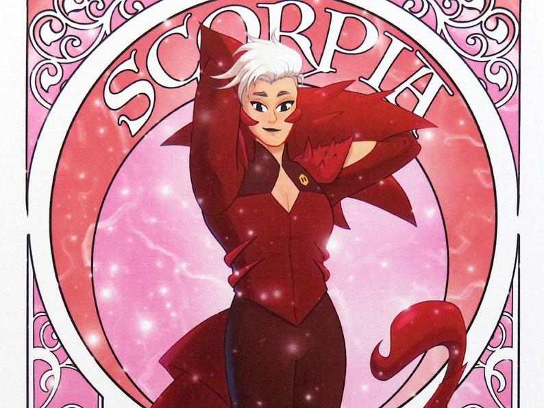 SCORPIA She-ra Premium Shimmer Art Print - Etsy