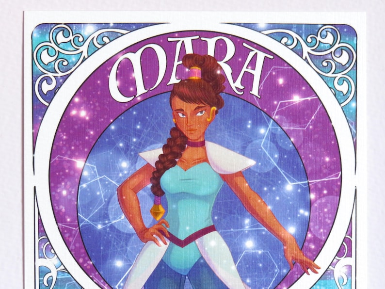 MARA She-ra Premium Shimmer Art Print - Etsy