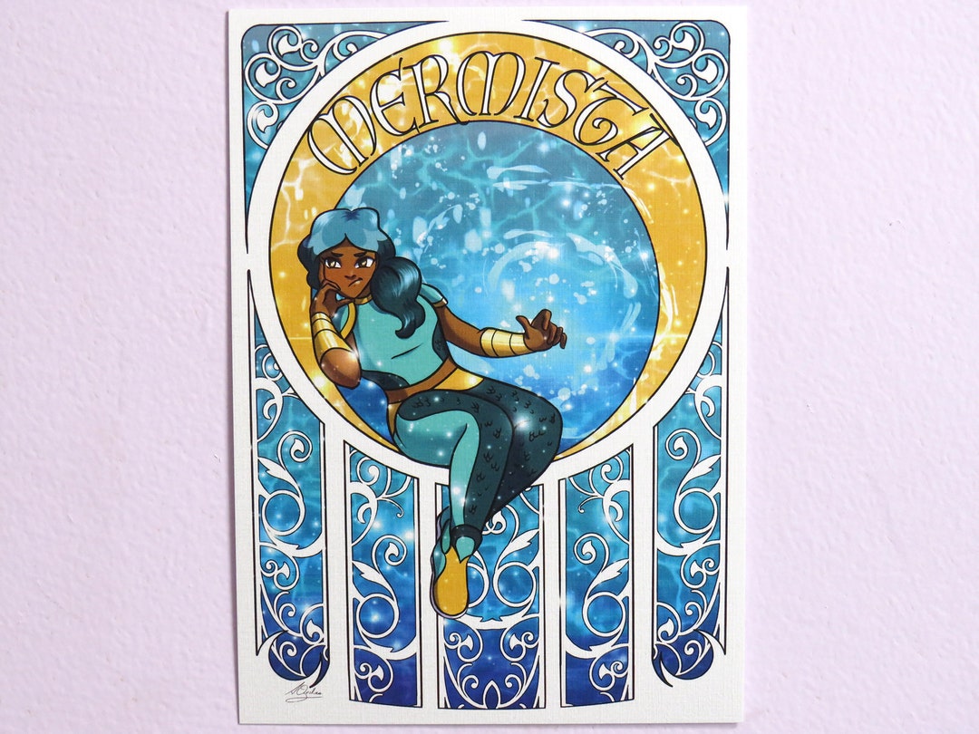 MERMISTA - She-ra Premium Shimmer Art Print - Etsy