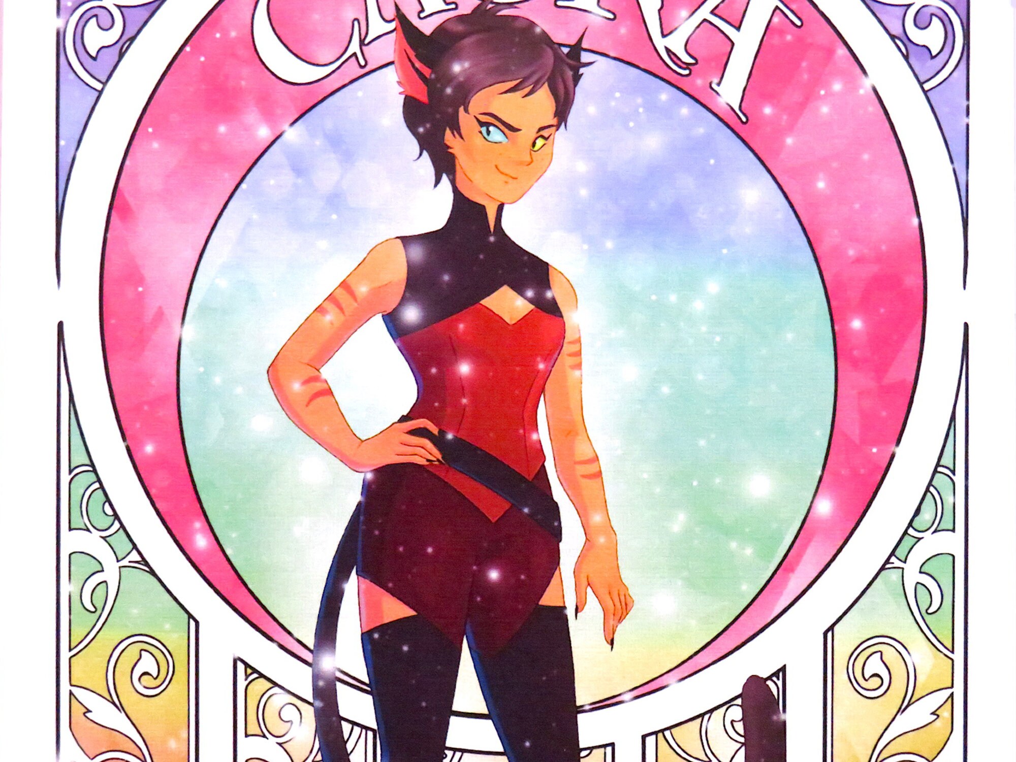 S5 CATRA She-ra Premium Shimmer Art Print - Etsy UK