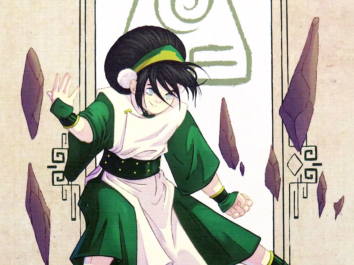 TOPH Atla Premium Textured Art Print - Etsy UK