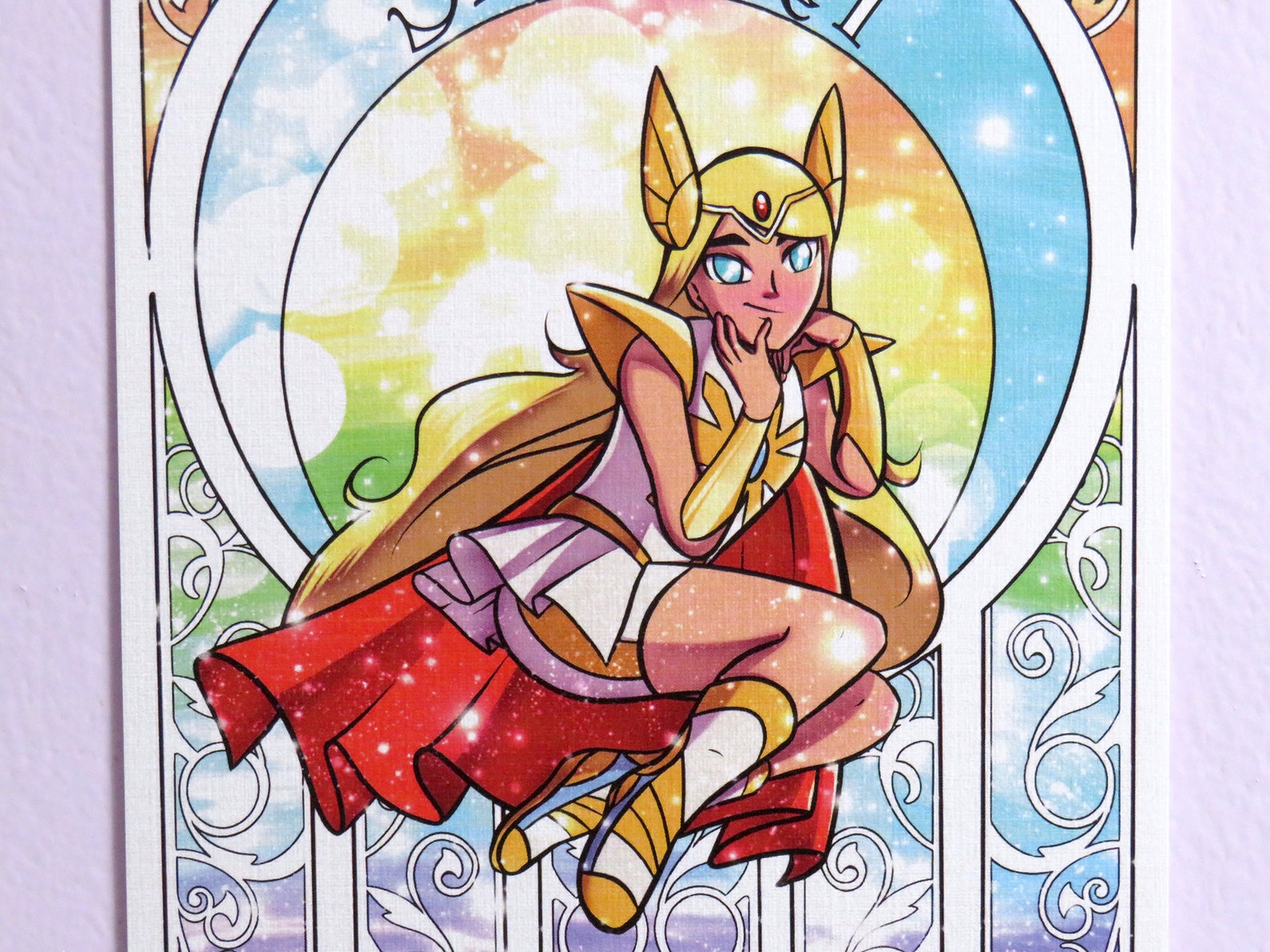 SHE-RA She-ra Premium Shimmer Art Print | Etsy