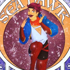 SEA HAWK She-ra Premium Shimmer Art Print - Etsy