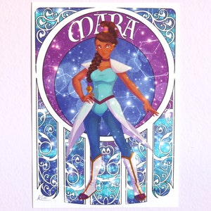 MARA She-ra Premium Shimmer Art Print - Etsy