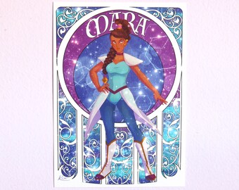 SCORPIA She-ra Premium Shimmer Art Print | Etsy