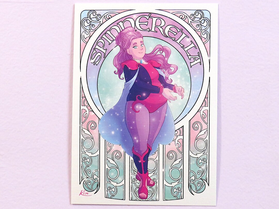 SPINNERELLA She-ra Premium Shimmer Art Print - Etsy