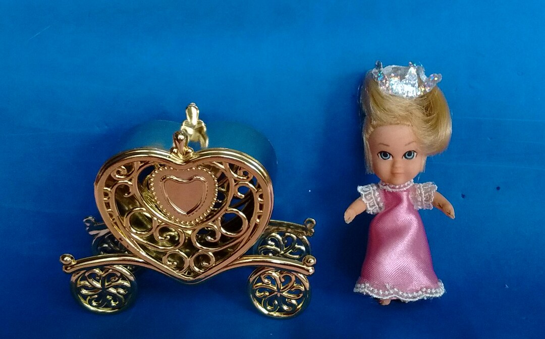 Vintage Hasbro Kiddle Cinderella Doll With Carriage - Etsy