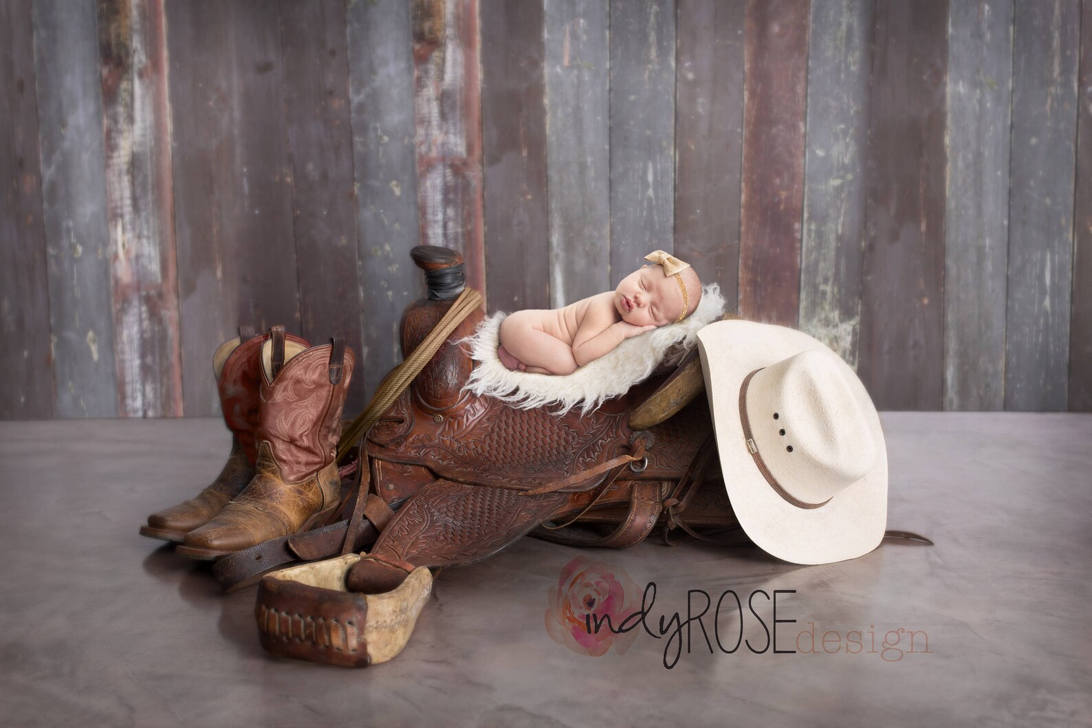 Little Cowboy Digital Backdrop - Etsy