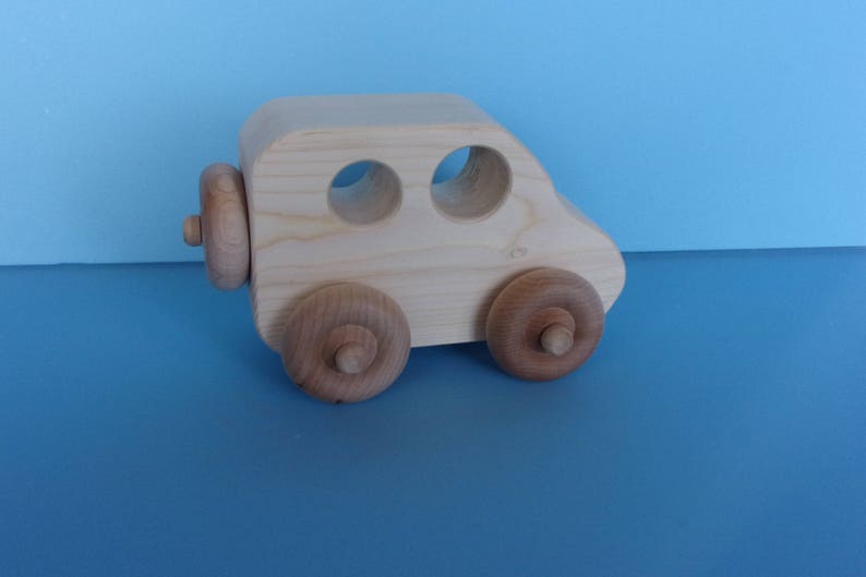 SUV Toy Car Pine With Maple Wheels - Etsy