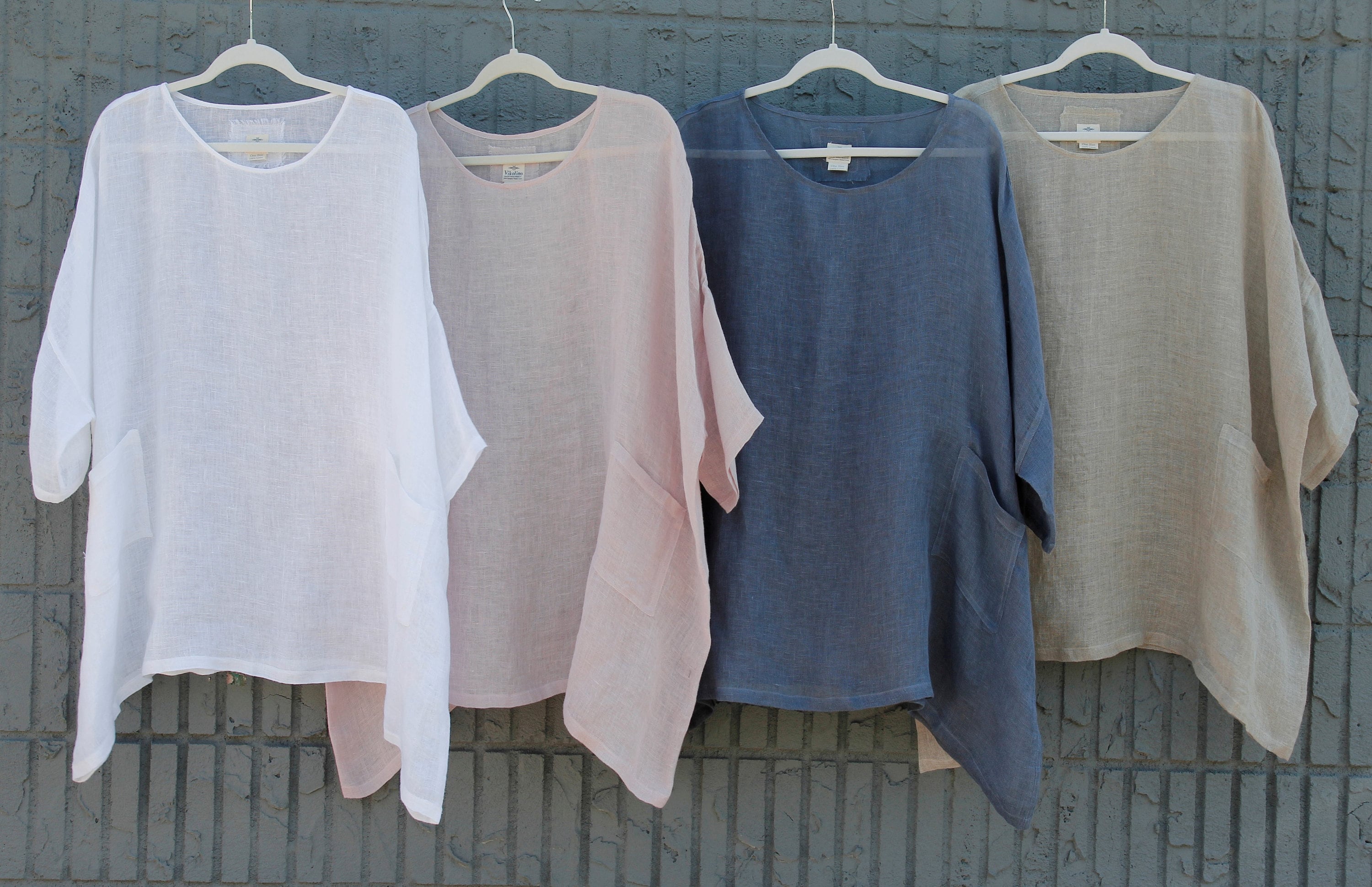 Linen Asymmetrical Tunic Tops for Women Gauze Tunics for - Etsy