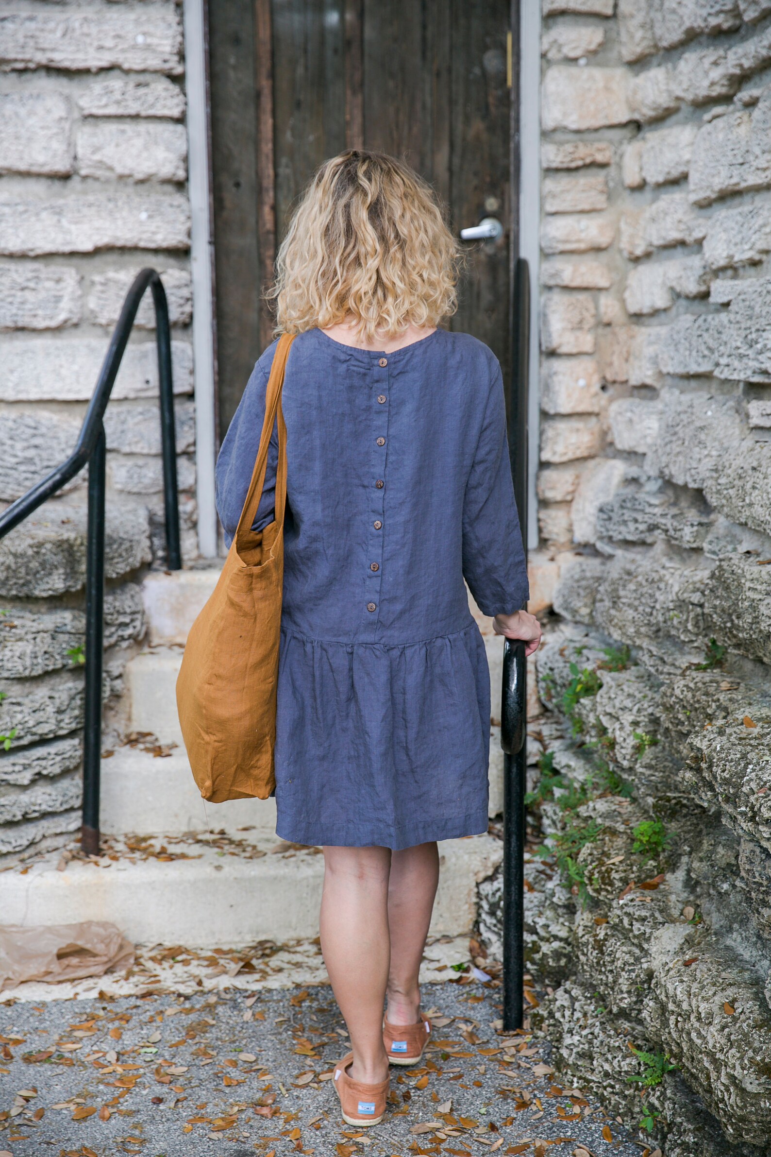 Linen Dress Mary Jay / Oversized by Design / Loose Linen Dress ...