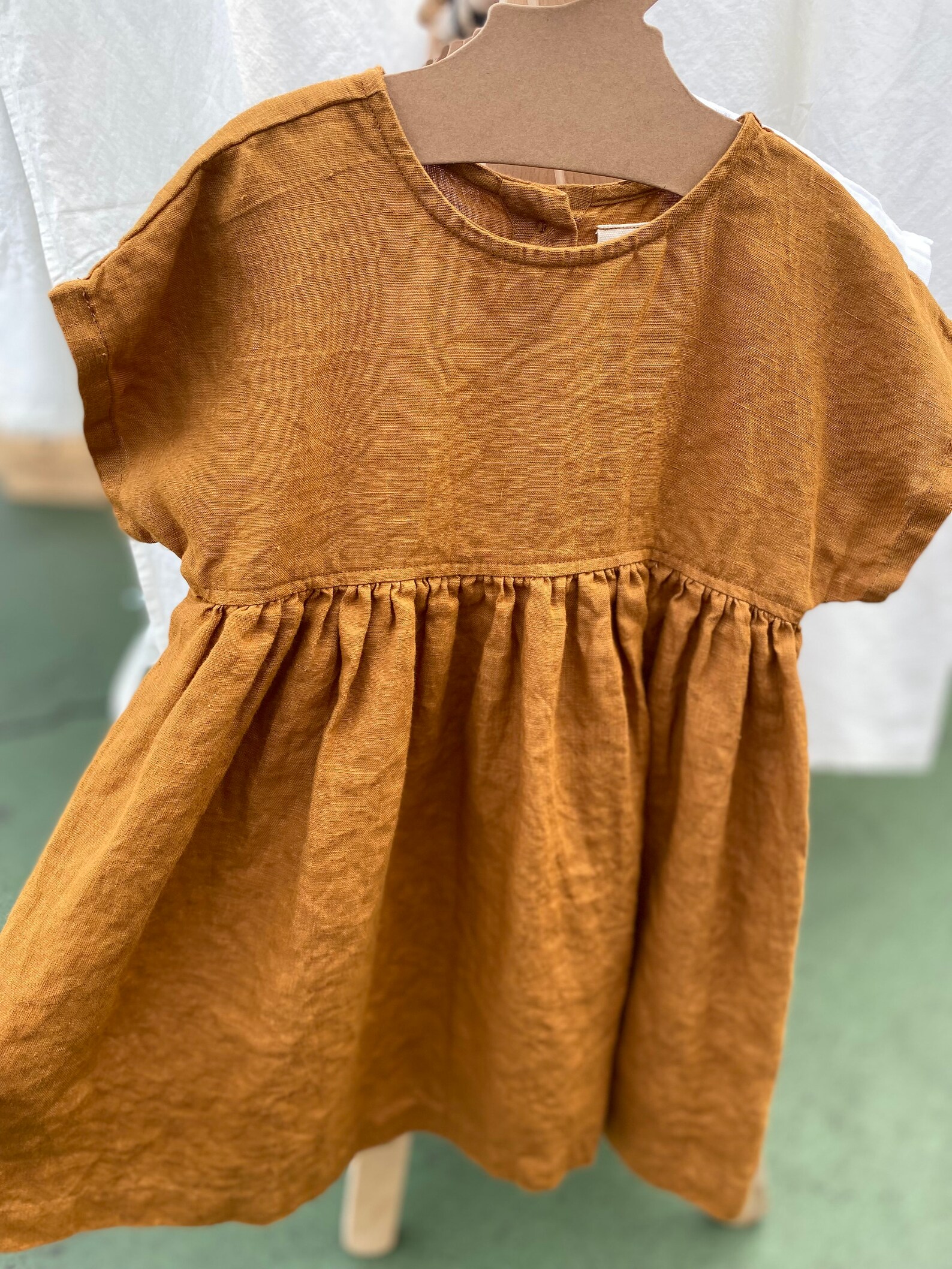 Linen Girl Dress Linen Dress for Girls Kids Clothing - Etsy
