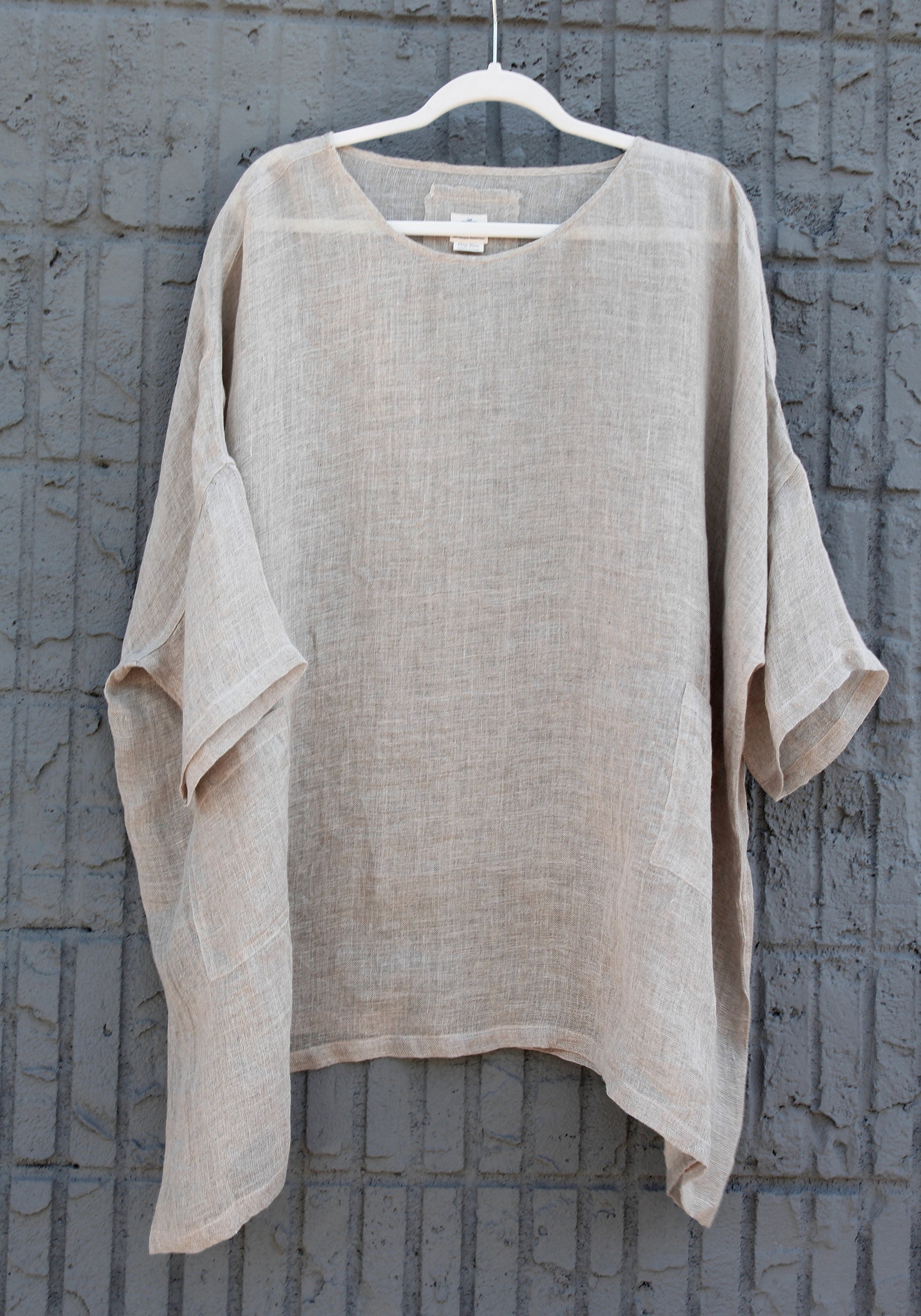 Linen Tunic Gauze Fabric Linen Clothing Viking Tunic Tunic - Etsy