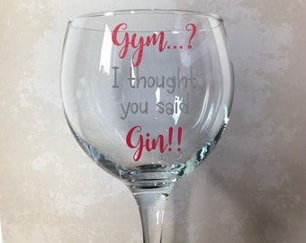 Funny Gin Quote | Etsy UK