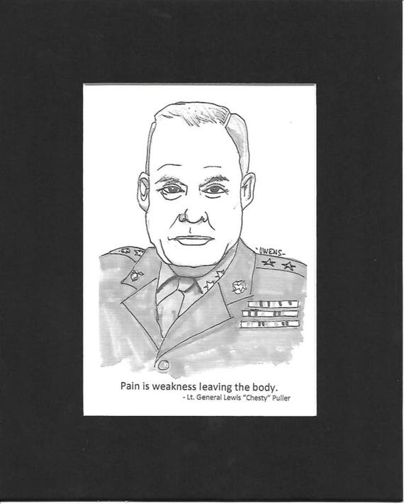 Lt. General Lewis chesty Puller pain is - Etsy