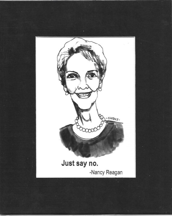 Nancy Reagan Just Say No