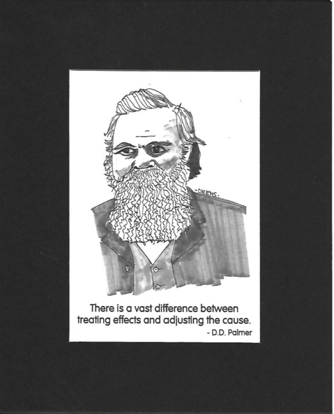 D. D. Palmer - "there is a Vast Difference Between Treating Effects and ...