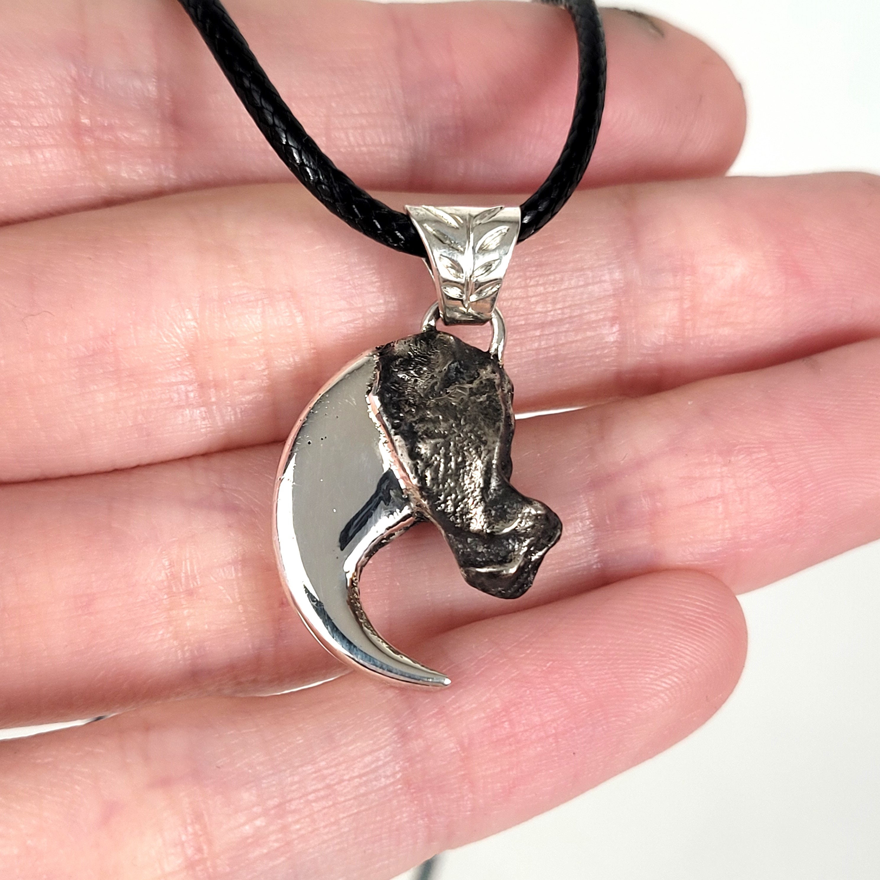 Handmade Sand Cast Lynx Claw Replica Sterling Silver - Etsy