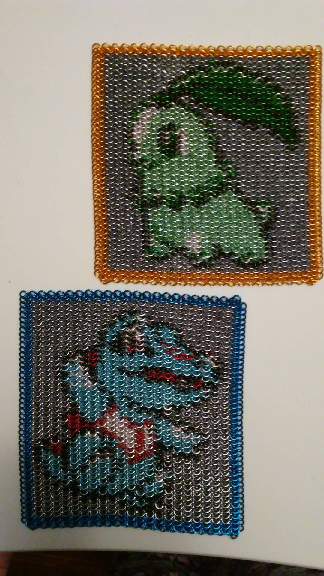 Pokemon Sprite Chainmaille Inlay - Etsy