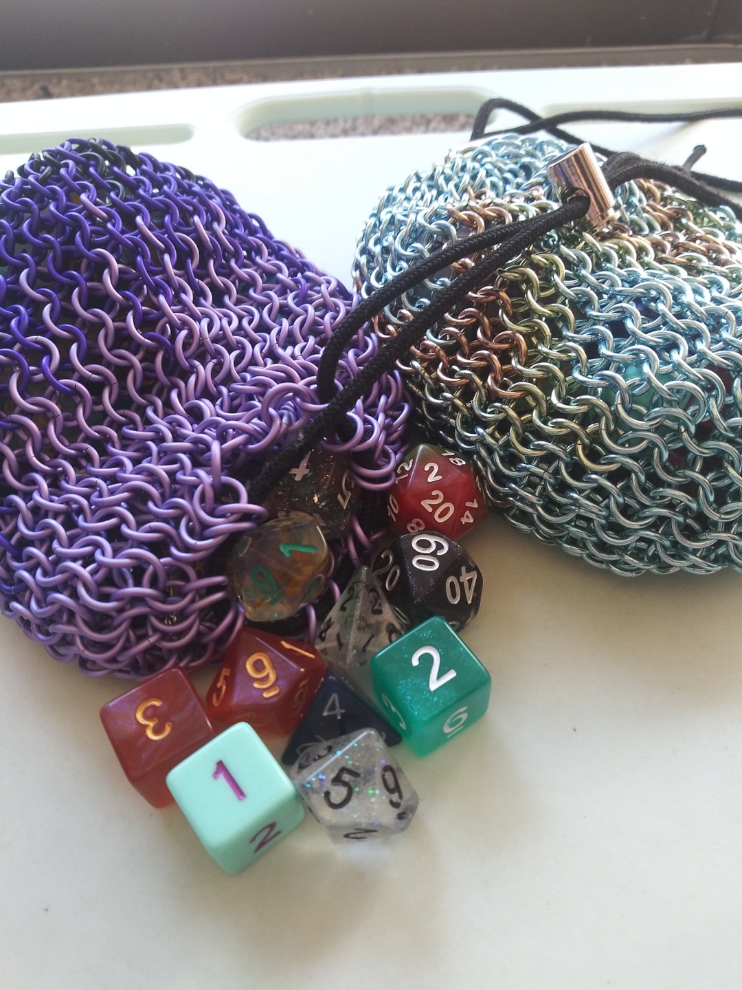 Custom Chainmaille Dice Bag - Etsy
