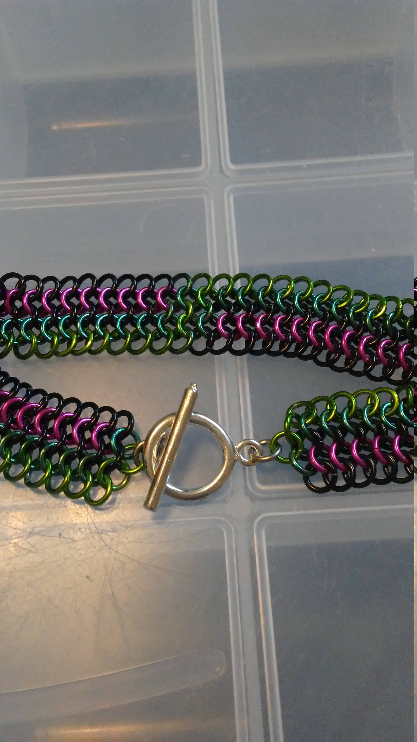 Beast Boy Inspired Chainmaille Bracelet | Etsy