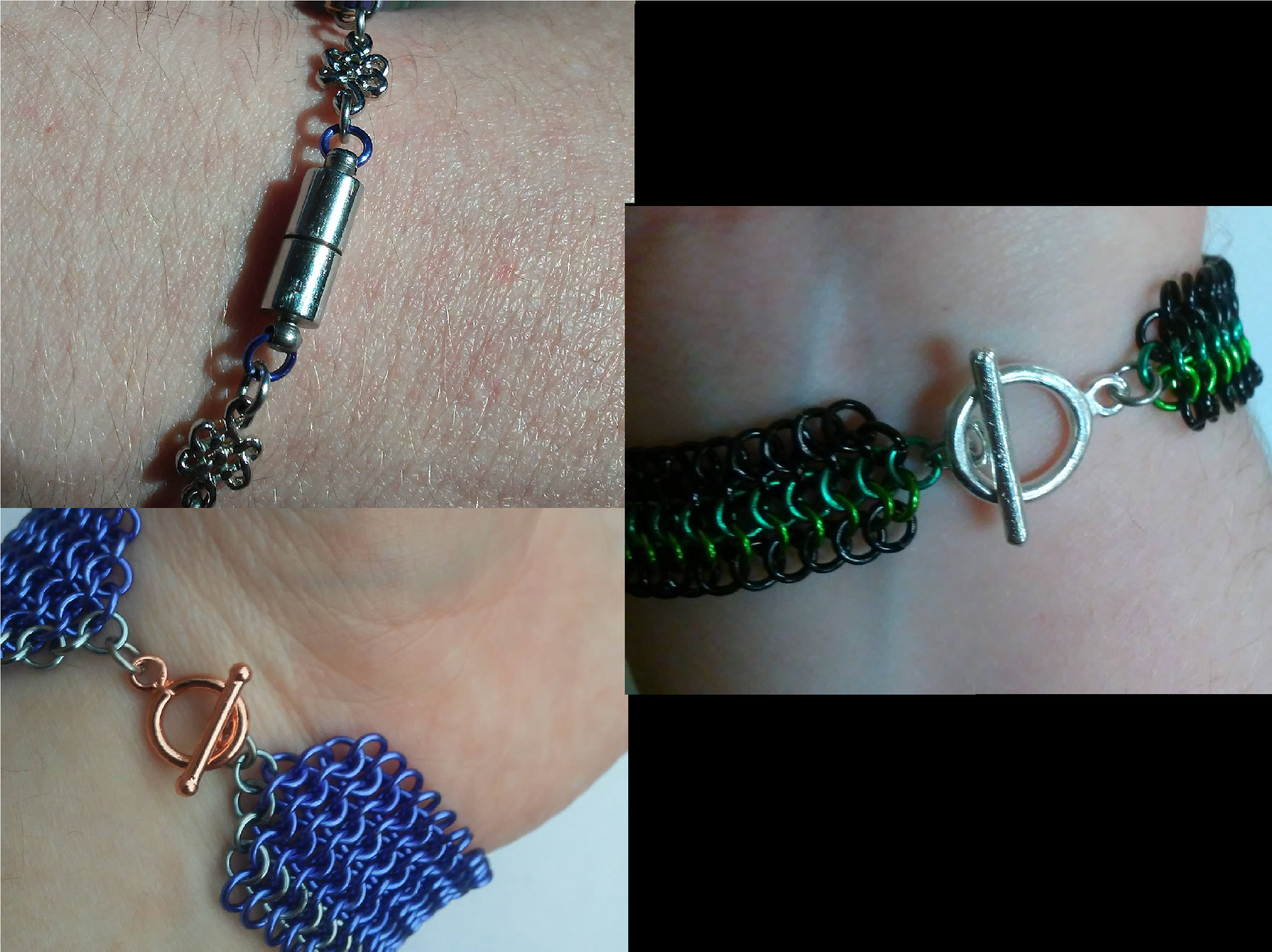 Beast Boy Inspired Chainmaille Bracelet | Etsy