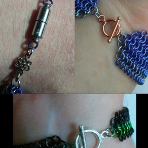 Pulsera de chainmaille inspirada en Spider-Man - Etsy España