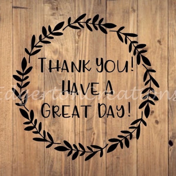 Thank You Mailbox Decal - Etsy