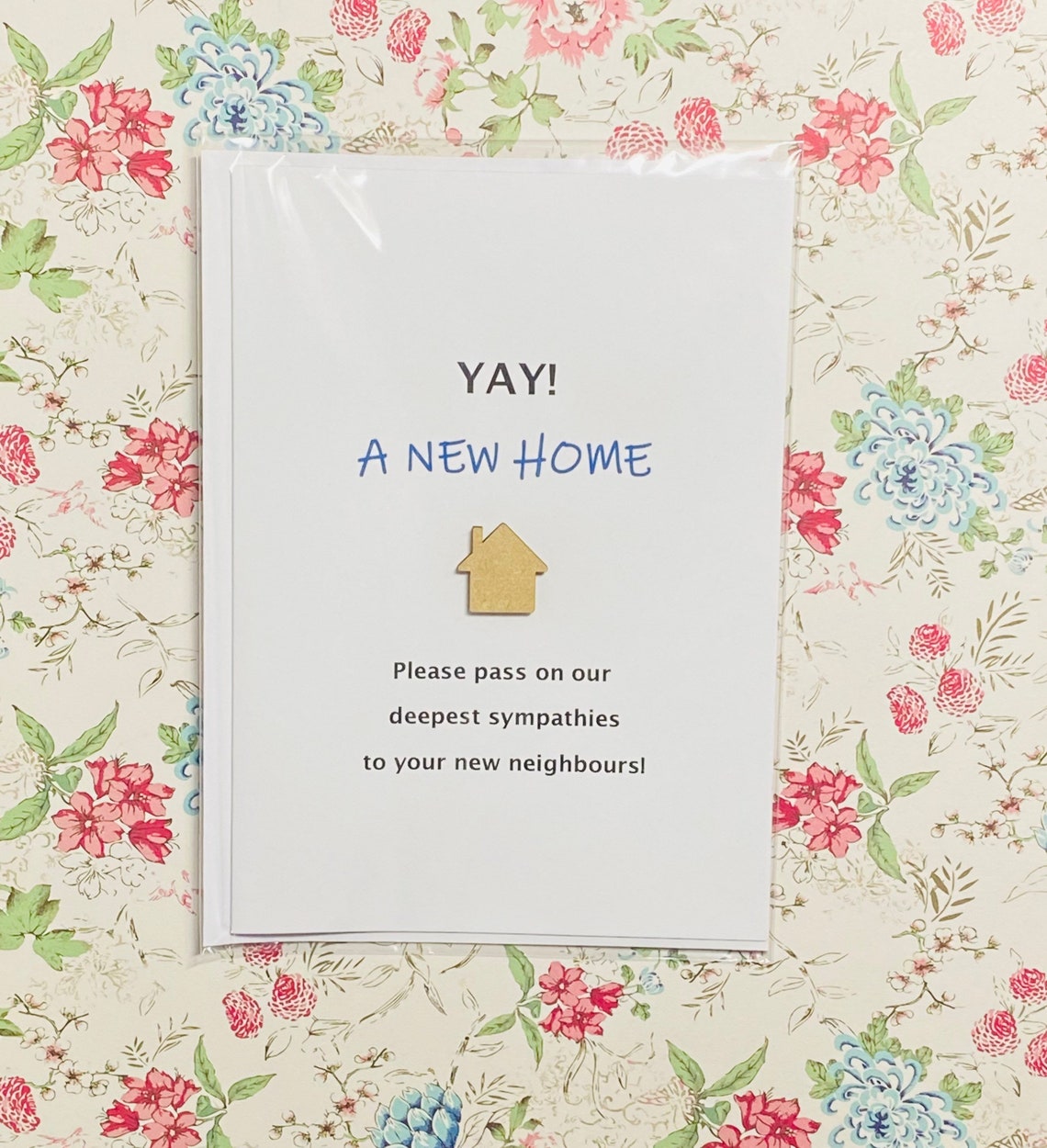 New Home Card Handcrafted Funny New Home Card Humour | Etsy