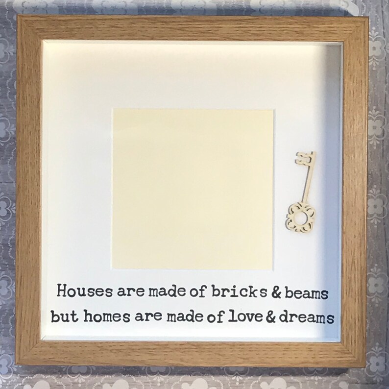 New Home Scrabble Art Photo Frame Personalised Present New | Etsy