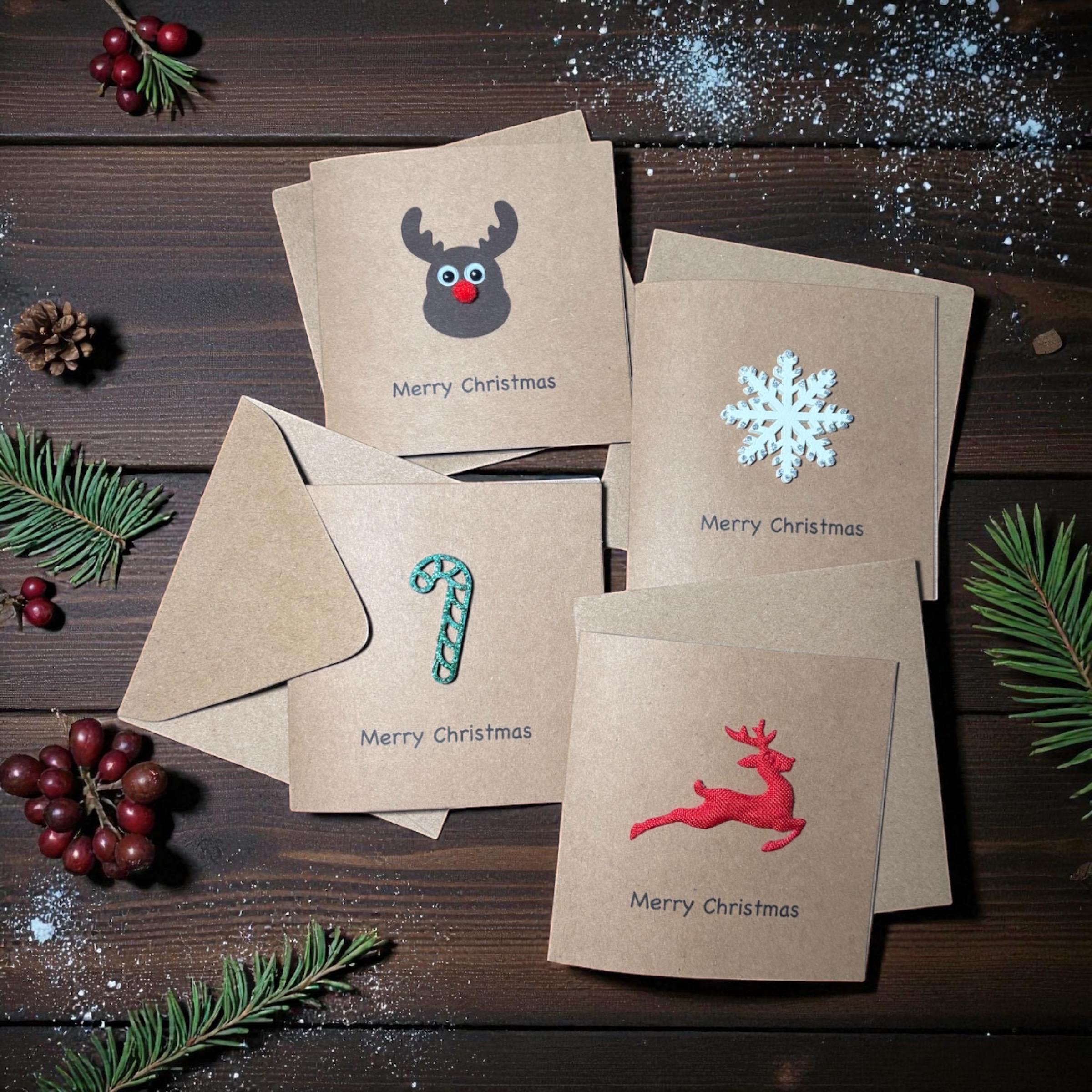 Pack of Mini Christmas Cards - Children's Cards - Etsy UK