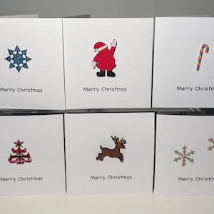 Pack of Mini Christmas Cards - Small Handmade Christmas Cards ...