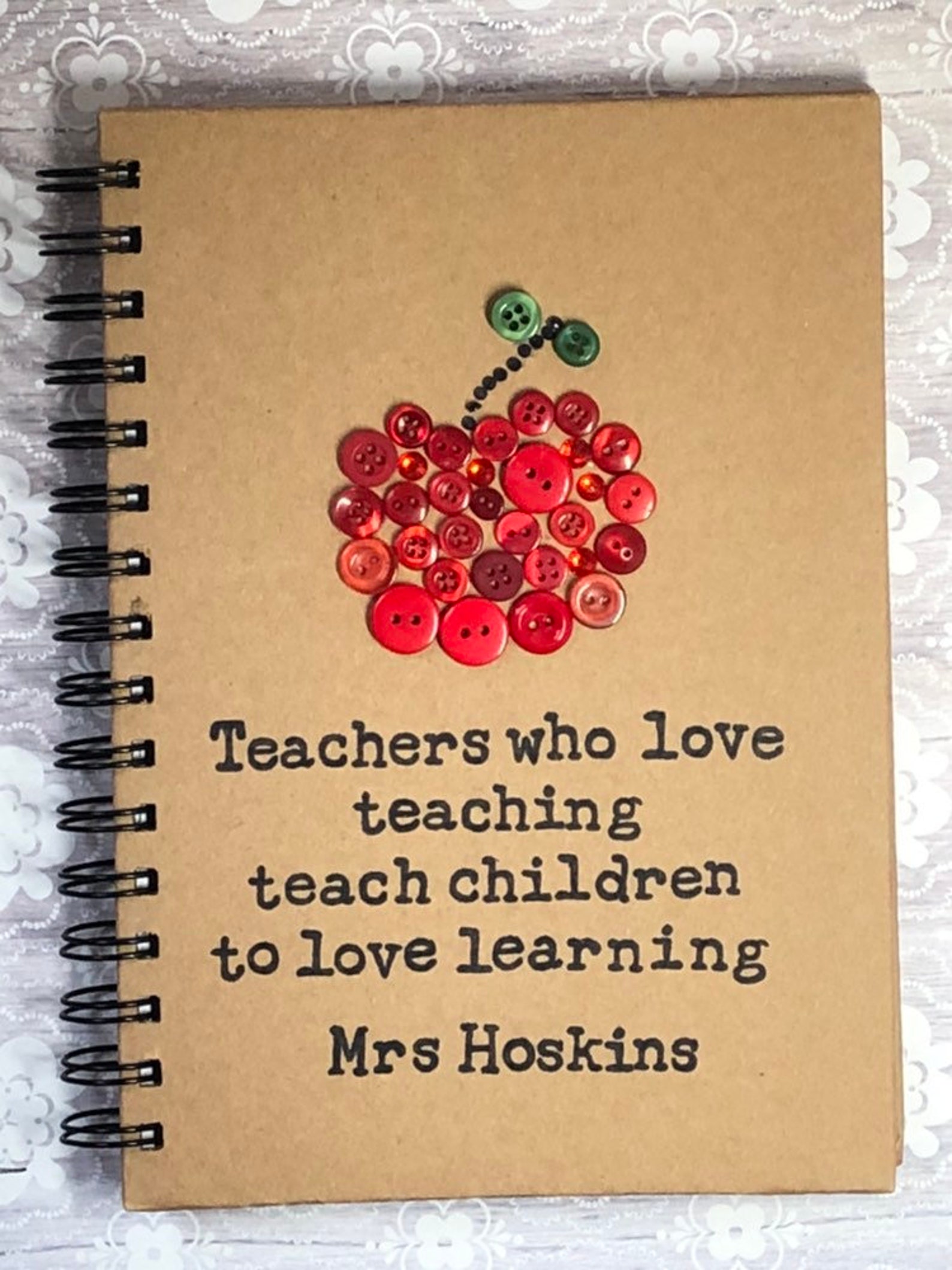 Thank You Notebook Key Worker Teacher Nursery Sports Clubs | Etsy UK