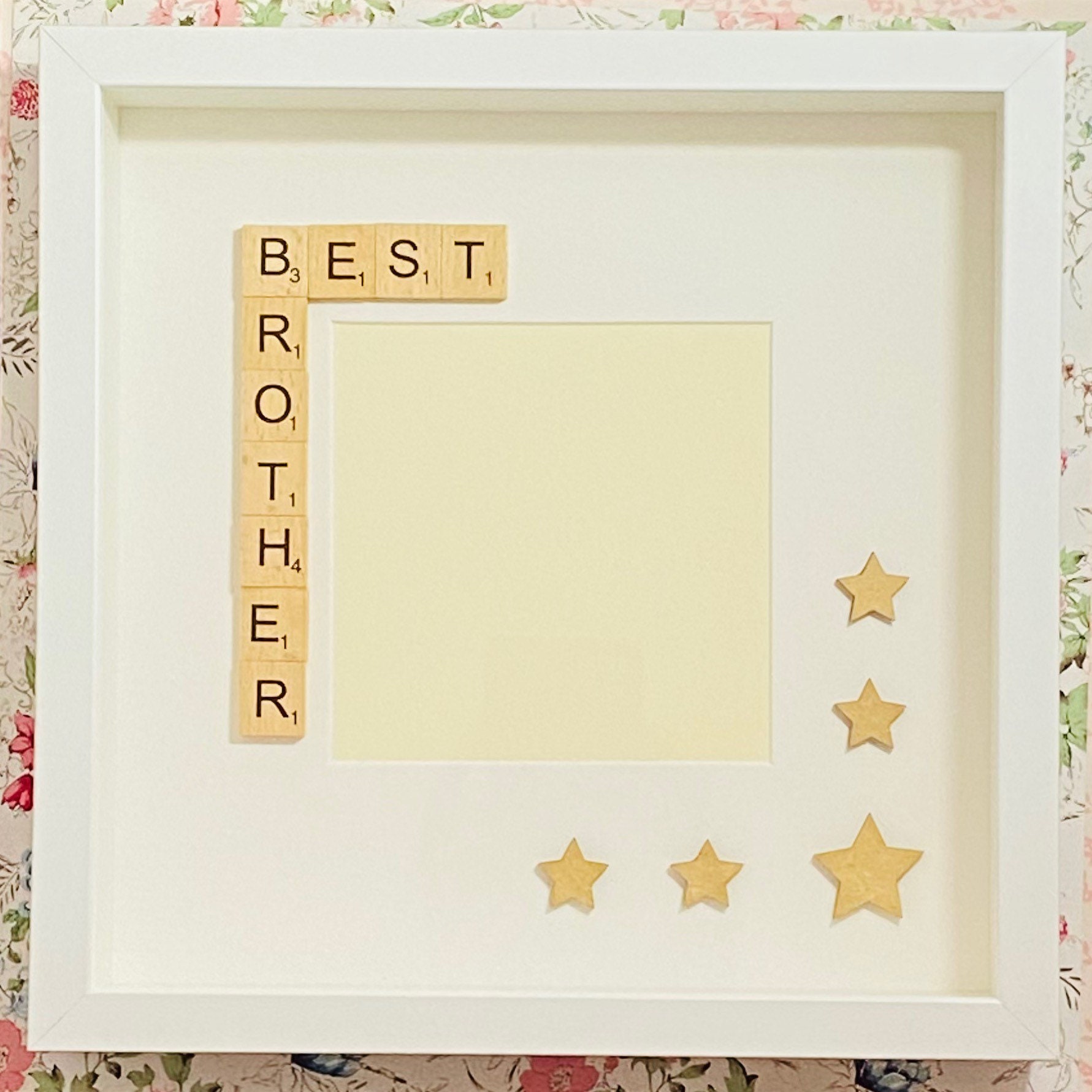 Best Brother Photo Frame Scrabble Art Can Be Personalised - Etsy