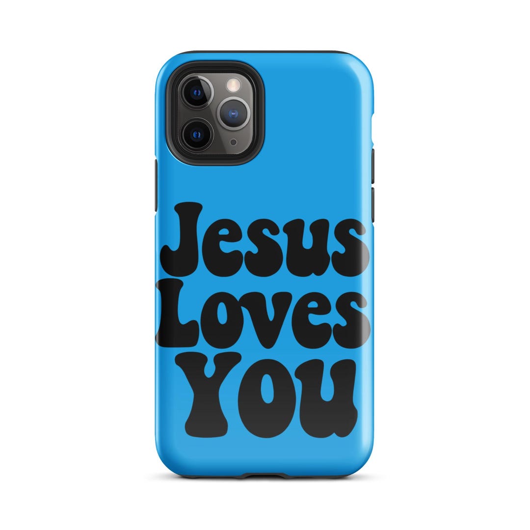 God Loves You Religious Phone Case, Tough Case for Iphone,jesus Bible ...
