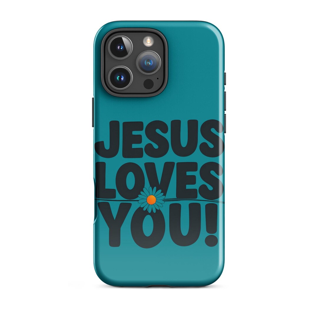 Jesus Loves You Tough Case for iPhone - Etsy