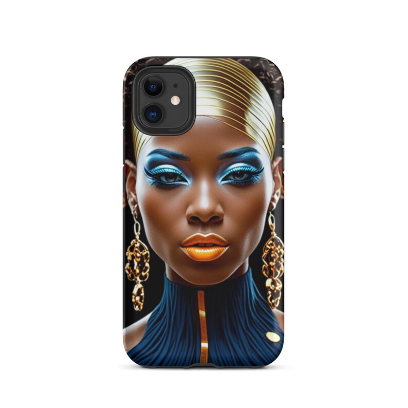 African Art Phone Case Black Woman Art Tough Case for iPhone - Etsy