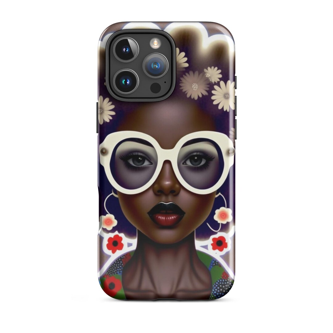 Beauty Afro Hair Art, Afro Phone Case, Afro Art, Tough Case for Iphone ...
