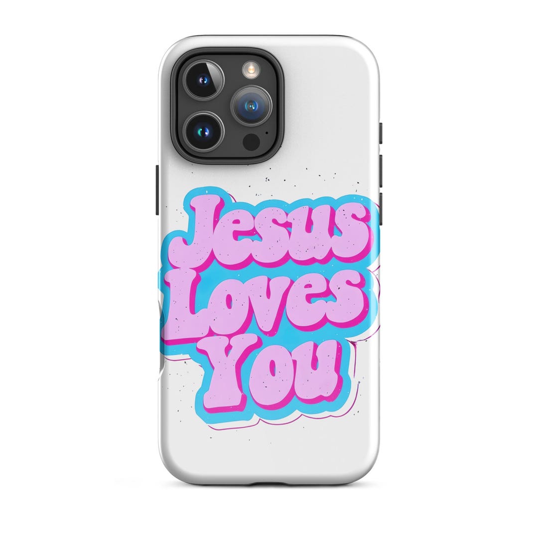 Bible Phone Case, Jesus Loves You Quote, Christian iPhone Cases Gift ...